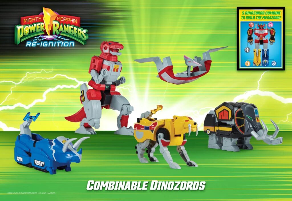 MMPR Re-Ignition FIRST LOOK: Auto Morphin' Figures & Combinable ...