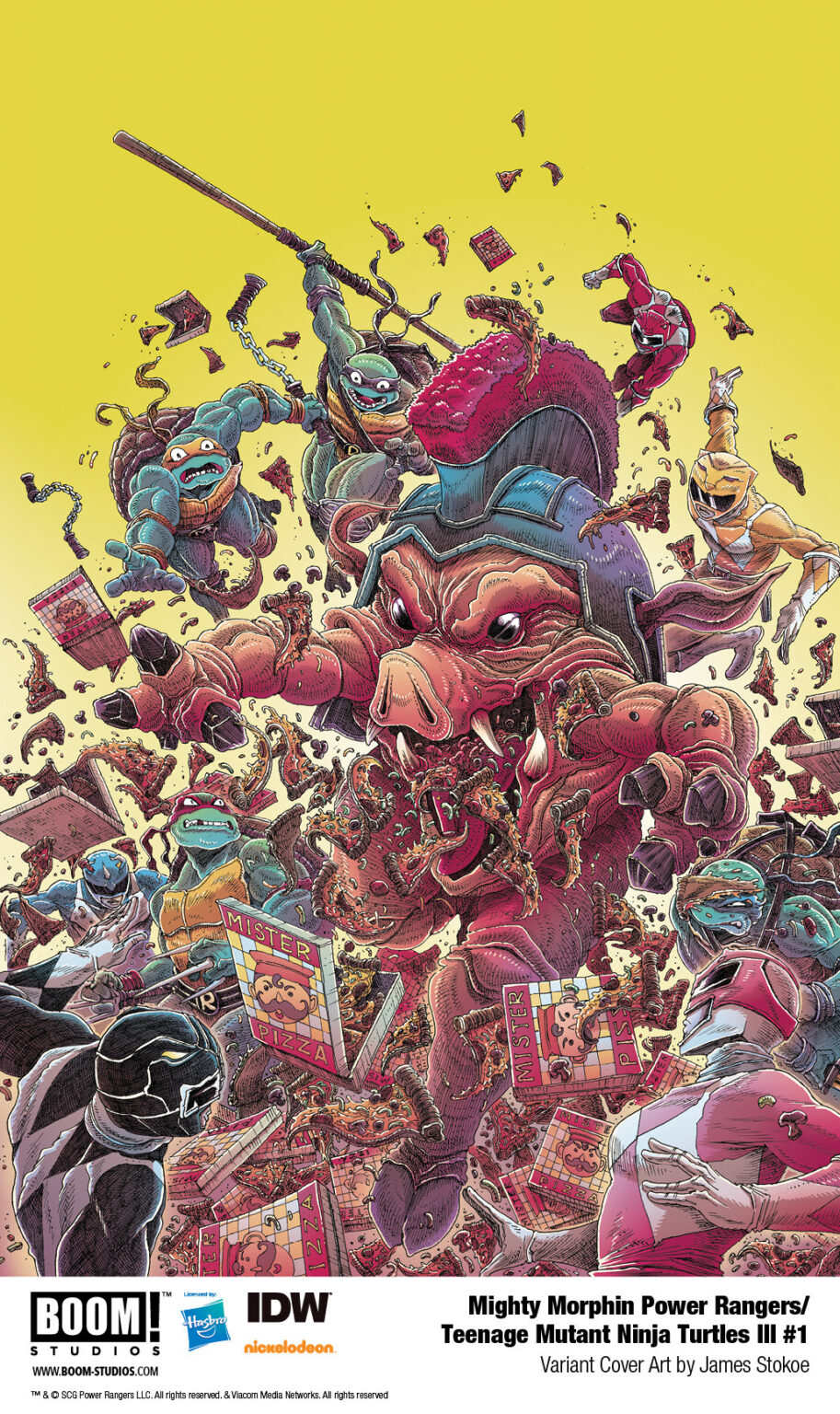 MMPR And TMNT III #1 (Variant Cover II) - Morphin' Legacy